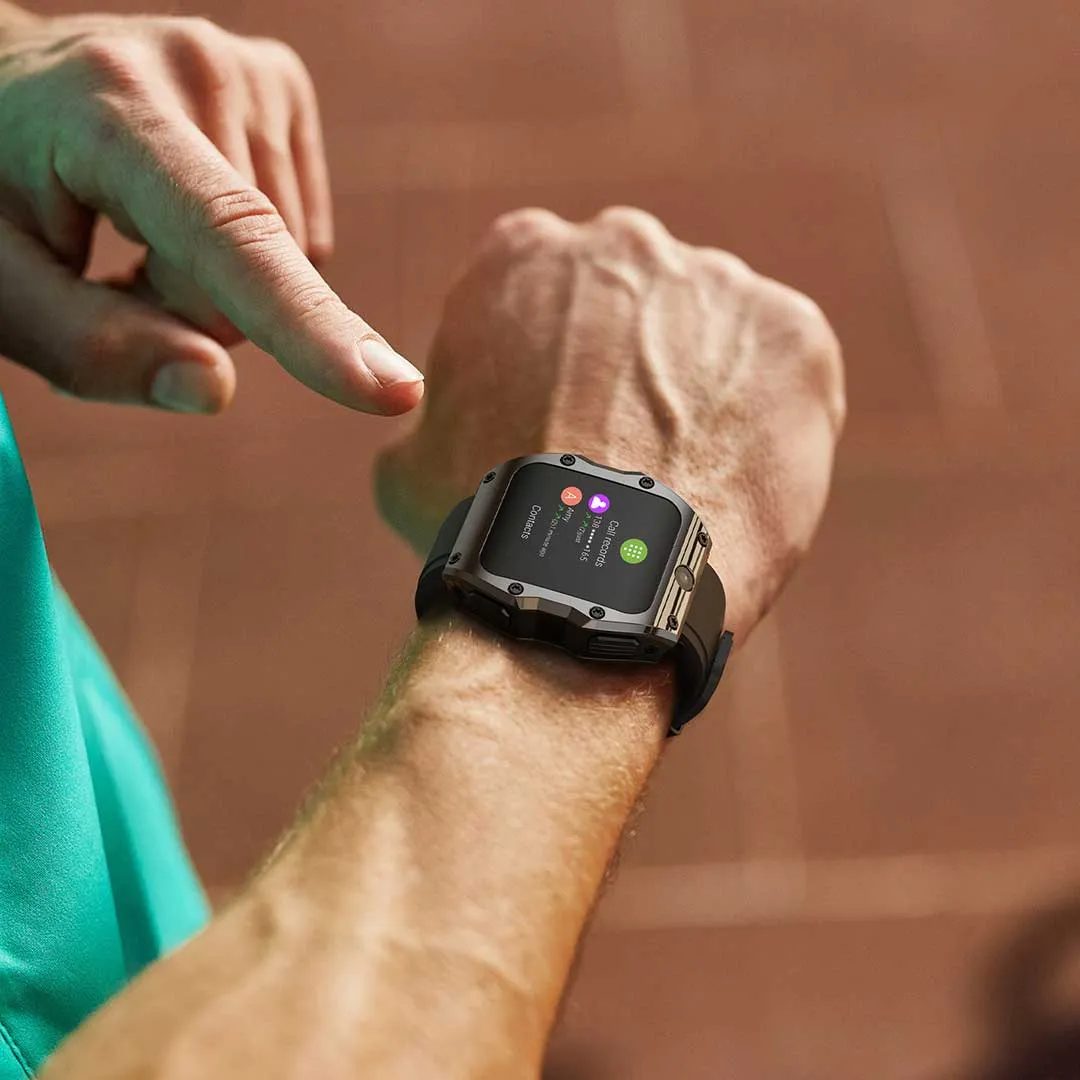 Novamos S6 4G Dual System Dual Camera ceramics Smartwatch - Novamos