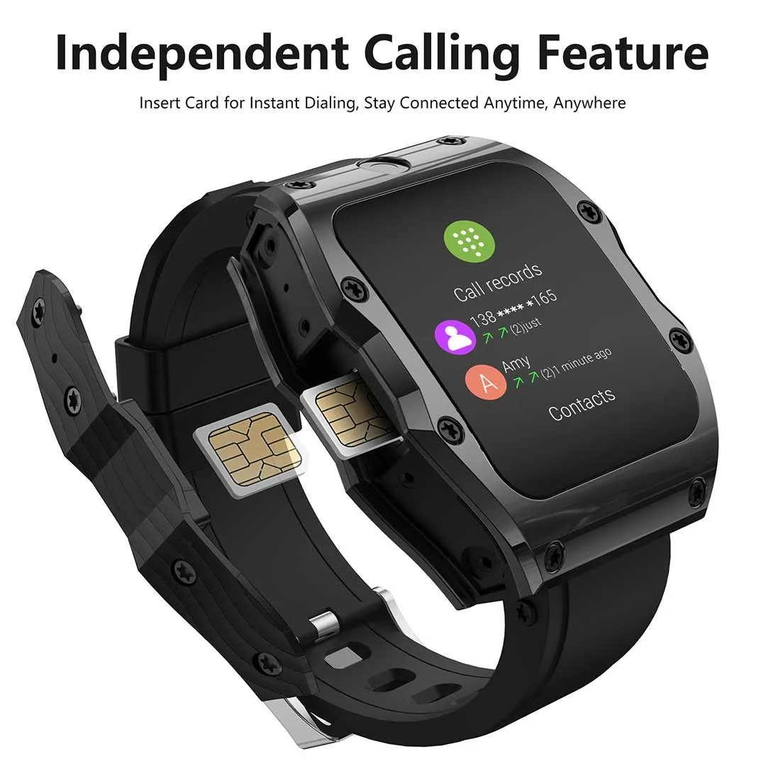 Novamos S6 4G Dual System Dual Camera ceramics Smartwatch - Novamos